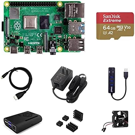 Raspberry Pi 4 8GB Kit Raspberry Pi 4 Model B 8GB Ram Starter Kit with ...