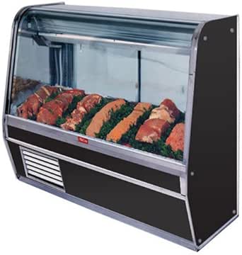 Amazon.com: Red Meat Service Case, Triple Pane Front Glass, Black ...