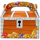 Amazon.com: ArtCreativity Treasure Chest Treat Boxes for Candy, Cookies ...
