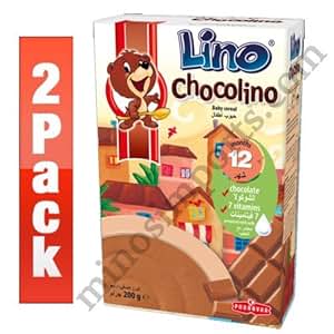 Amazon.com: Lino Chocolino Instant Cereal Flakes 2pack total 7oz. X 2 ...