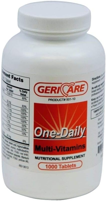 Amazon.com: Geri-Care Multivitamin Supplement Tablet, 501-10-GCP ...
