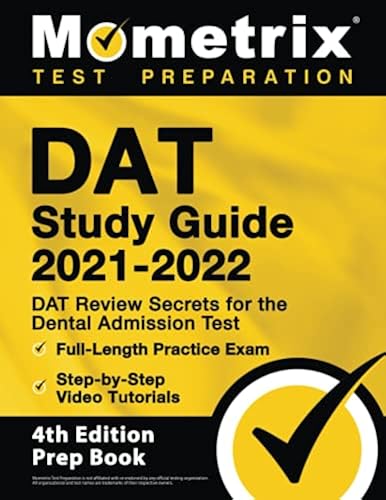 DAT Study Guide 2021-2022: DAT Review Secrets for the Dental Admission ...