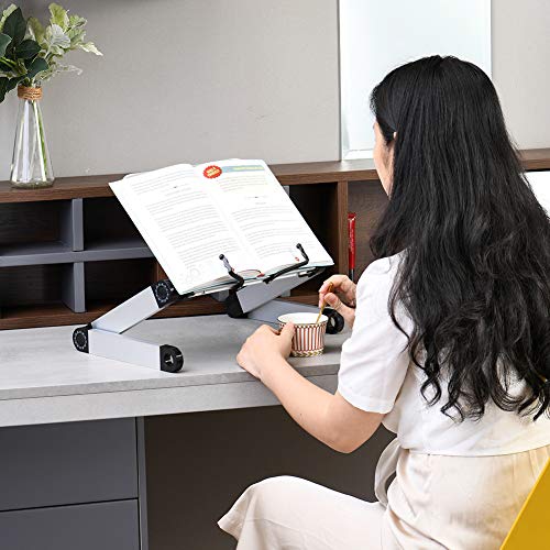 Casturu Book Stand，Standing & Holder for Reading, Perfect Ergonomic ...
