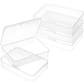 Amazon.com: 5 Pcs Mini Plastic Storage Containers Box with Lid, Small ...