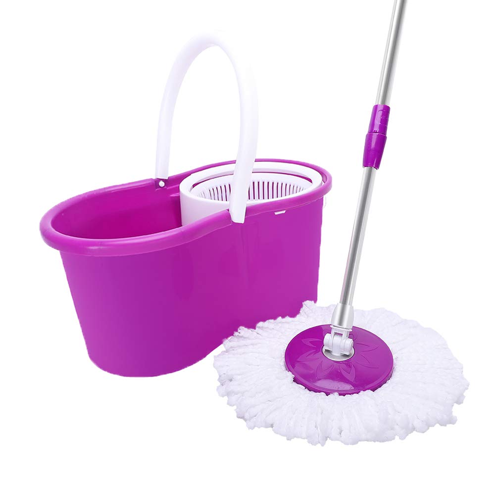 Amazon.com: 360° Spin Stretchable Mop,Adjustable Stainless Handle ...