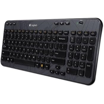 Amazon.com: Logitech Wireless Keyboard K360 - Wireless - RF - Black ...