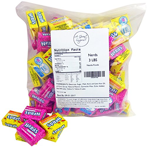 Nerds Candy - Wonka Nerds Mini Boxes, Strawberry and Lemonade Wild ...