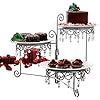 Amazon.com | CreativeWare 2-Tier Buffet Server, Includes 1 Small and 1 ...