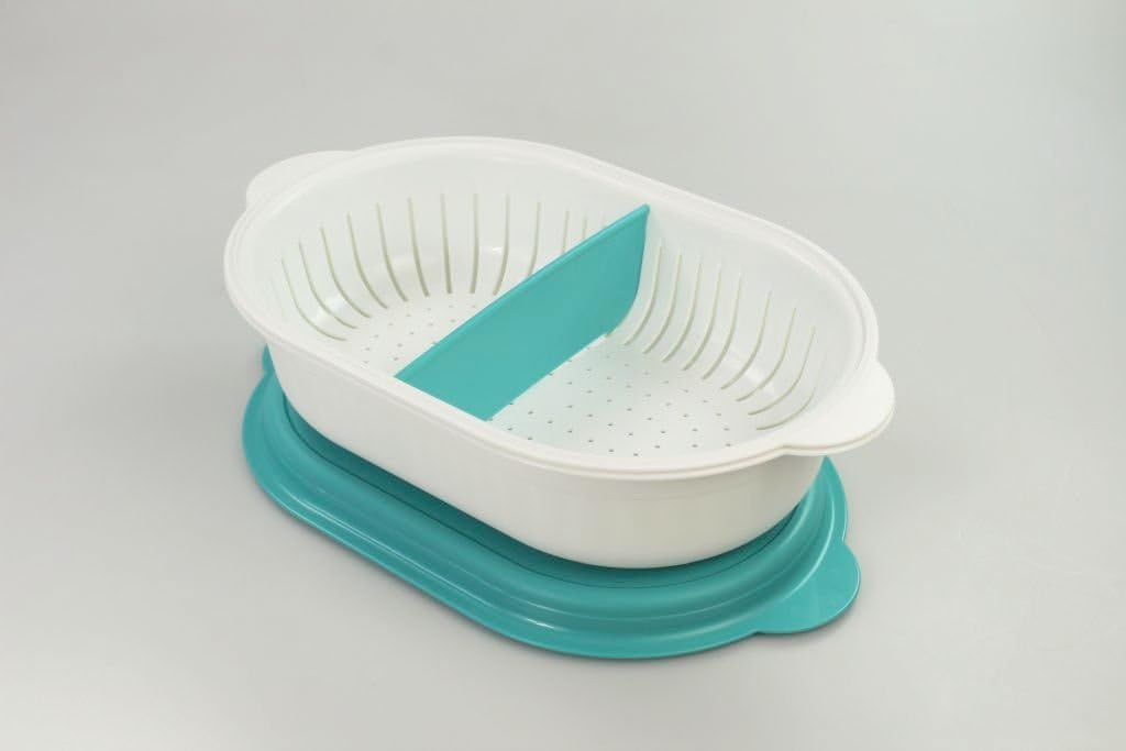 TUPPERWARE Servierstar Küchenhelfer Sieb Super Küchenchef 4 L türkis ...