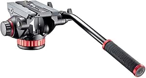 Amazon.com : Manfrotto Video Head with Flat Base and Fixed Lever, Video ...