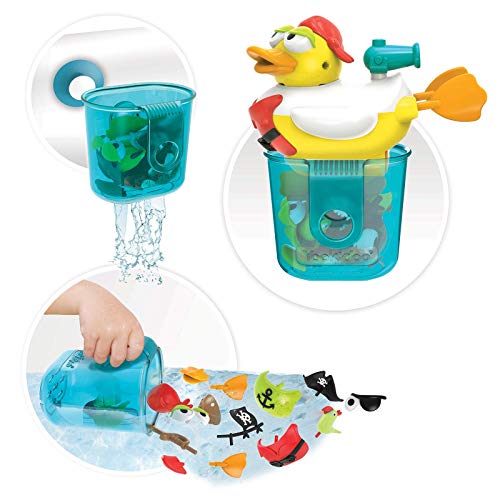 Yookidoo Jet Duck Pirate Bath Toy with Powered Water Shooter - Sensory ...