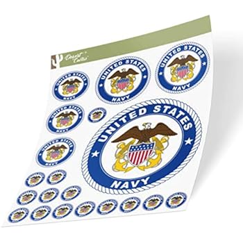 Amazon.com: American Vinyl Round U.S. Navy Retired Sticker (Naval Vet ...