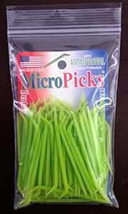 Amazon.com : The MicroPick - 1 pouch bag Plastic Toothpicks Angled ...