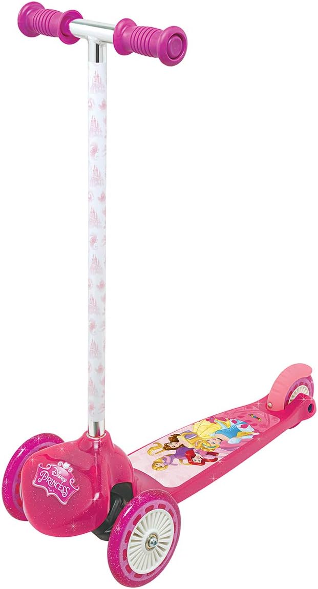 Smoby 750218 Disney Princess 3 Wheel Twist Princess Scooter Pink ...