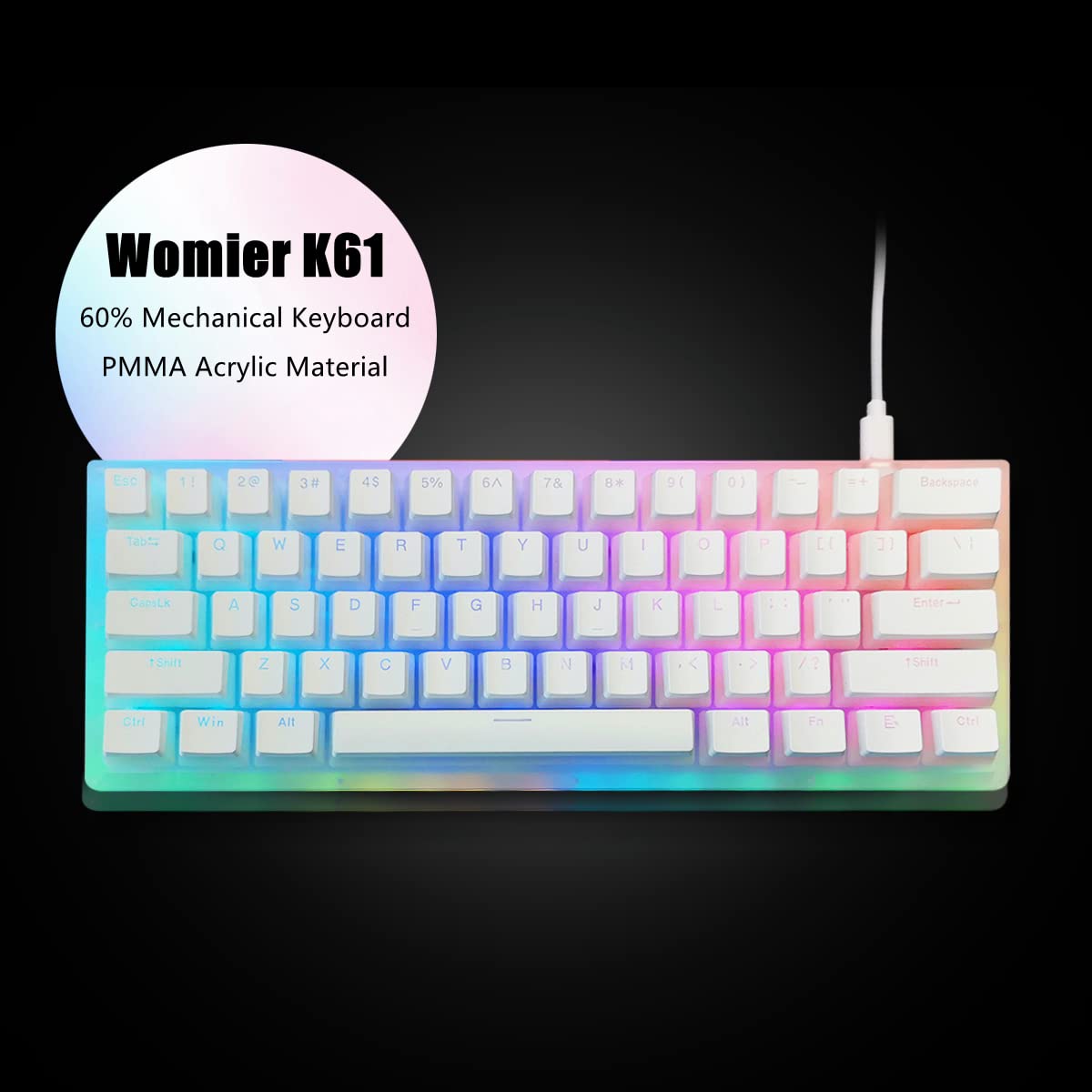 Mua XVX Womier 60% Percent Keyboard, Wired Mechanical Gaming Keyboard ...