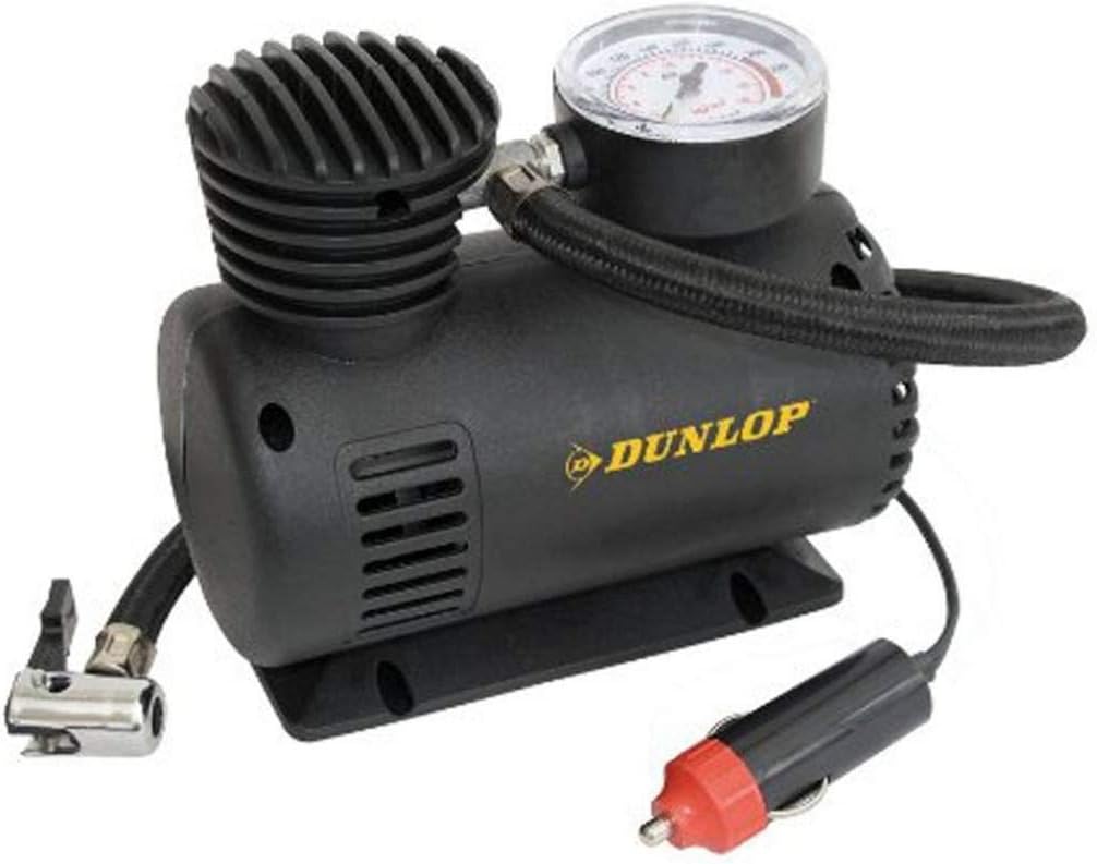 Compressore Aria DUNLOP Portatile 12V 250 PSI 17 BAR Accendisigari Compressore Aria DUNLOP Portatile 12V 250 PSI 17 BAR Accendisigari