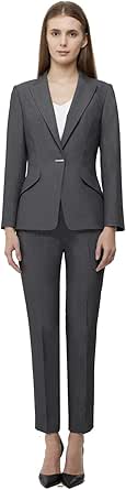 Amazon.com: Women Business Suit Set for Office Lady Two Pieces Slim ...
