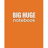 Big Huge Notebook (820 Pages): Black, Extra Large Blank Page Draw and ...
