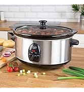 Quest 35270 Slow Cooker / 3.5 Litres / Compact Stainless Steel / 200W ...