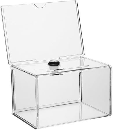 Losbox/Aktionsbox / Spendenbox mit Plakateinschub abschließbar/mit ...