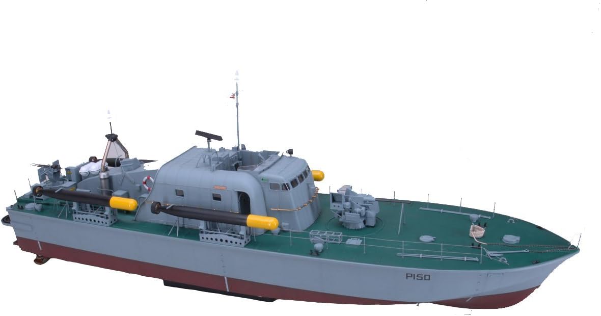 Amazon | ARKMODEL Perkasa Boat Kit 2.4G RCペルカサ船魚雷ボート1/32スケールモデルボスパーキット ...