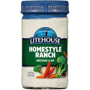 Litehouse, Homestyle Ranch Dressing, 13 oz: Amazon.com: Grocery ...