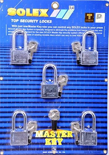 Solex 5pc Master Key Set Chrome Long 40mm price in UAE | Amazon UAE ...