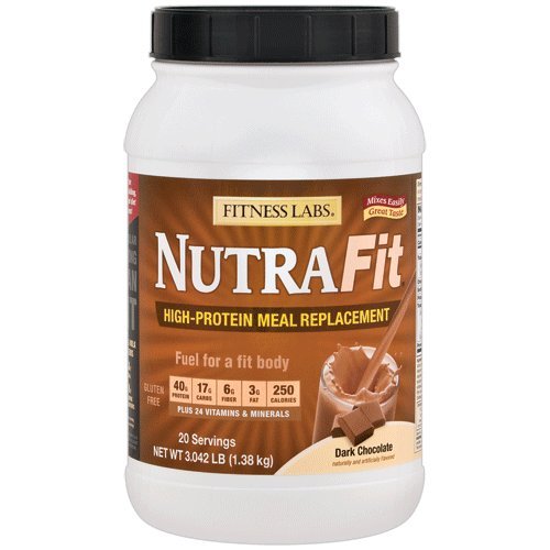 Amazon.com : Fitness Labs NutraFit High-Protein Meal Replacement ...