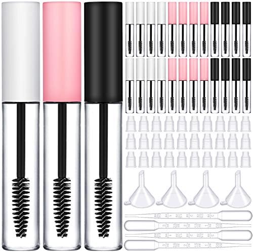 30 Pieces 10 ml Empty Mascara Tube and Wand Empty Mascara Containers ...