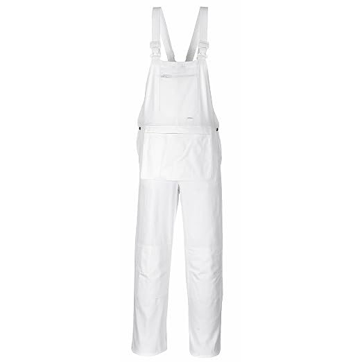 Portwest S810 Bolton Painter's Bib Smock, S810WHRXXL: Amazon.co.uk ...