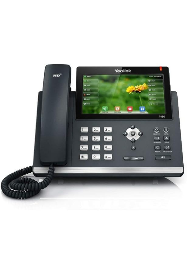 得価超激安 並行輸入品 Yealink SIP-T48G GbitVo IP電話 超エレガントなタッチスクリーン ...