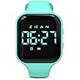 Amazon.com: Focwony Non-Bluetooth Led Fitness Tracker Watch,Digital ...
