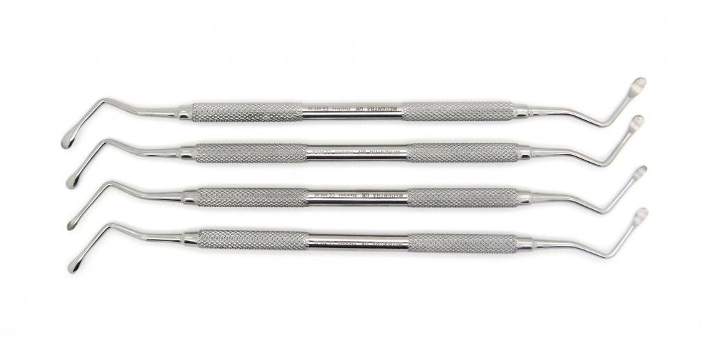 Amazon.com: Lucas Curette Dental Set of 4 Surgical Bone Curettes ...