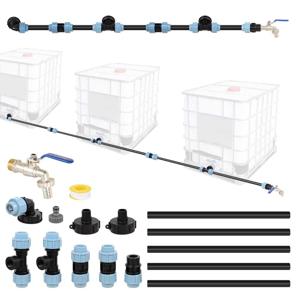 Mua IBC Tank Connection Set Outlet Tap Connector Adapter for 3 IBC Rain ...