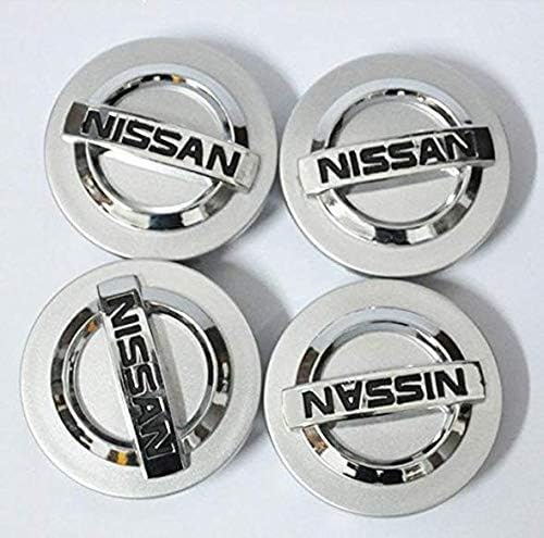 4pcs 54mm Silver Chrome Wheel Center Hub Caps for NISSAN Altima Maxima ...