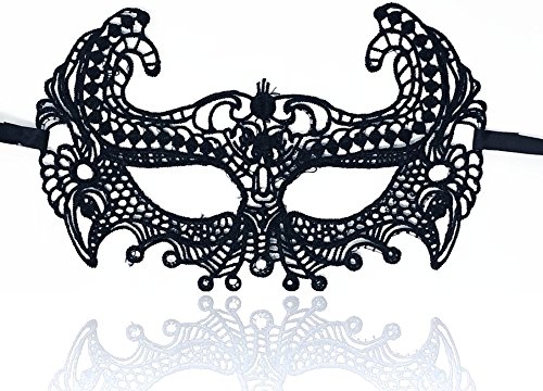 Masquerade Face Masks – Adjustable Strap, Comfy Fit, Sleek Lace ...