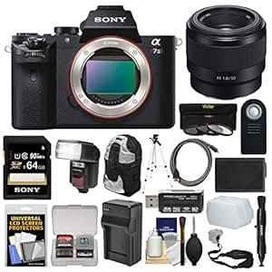 Amazon.com : Sony Alpha A7 II Digital Camera Body with FE 50mm f/1.8 ...
