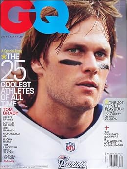 TOM BRADY 2/11 GQ Magazine 25 COOLEST ATHLETES OF ALL TIME!: Amazon.com ...