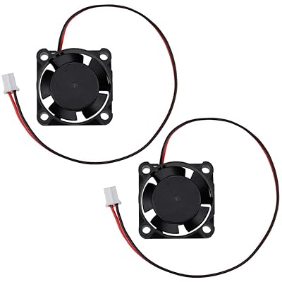 Buy GDSTIME 2-Pack 25mm x 10mm 5V Brushless DC Cooling Fan 2 Pin for Humidifier, Projector ...