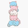 Amazon.com - Transgender Pride Flag Cute Kawaii Cats Subtle Lgbtq Trans ...