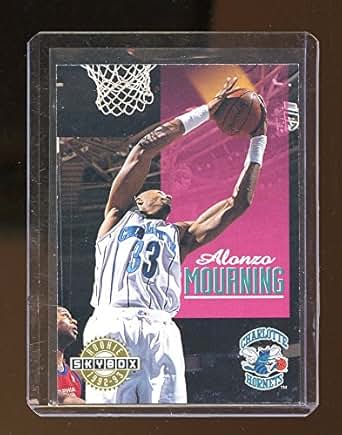 1992-93 Skybox #332 Alonzo Mourning Charlotte Hornets Rookie Card ...