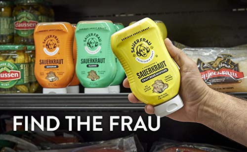 Sauer Frau Squeezable Low-Sugar & Vegan Sauerkraut with Probiotics ...