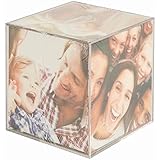 Photo Cube Picture Frame (9cm x 9cm) - Acrylic: Amazon.co.uk: Kitchen ...