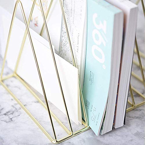 File sorter Desktop File Folder Stand File Organizer Triangle Magazine ...