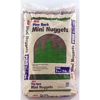 Amazon.com : OHIO MULCH 332NA 2CUFT Golden Trophy Pine Bark Nuggets ...