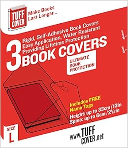 Tuff Cover Book Covers - Large: Amazon.co.uk: Tuff Cover, Height - 33cm ...