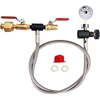 Amazon.com: Soda Machine CO2 Cylinder Refill Adapter Hose Soda Maker Co2 Canister Refill Station ...