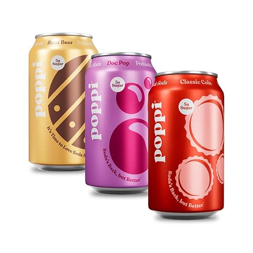 POPPI Sparkling Prebiotic Soda, Gut Health & Immunity Benefits ...
