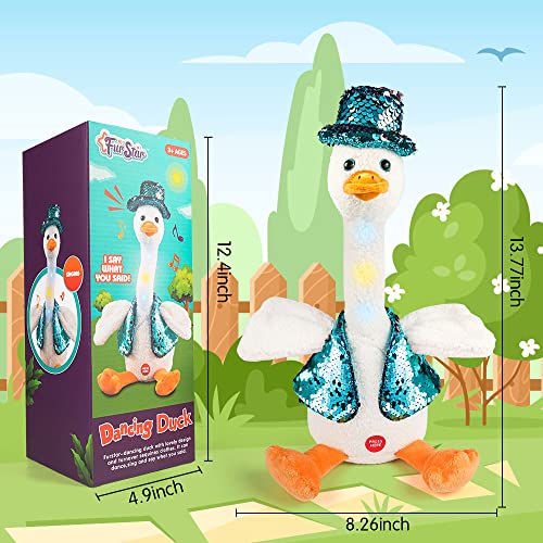 VATOS Rechargeable Dancing Duck Toy - Dancing Cactus Toy | Singing ...
