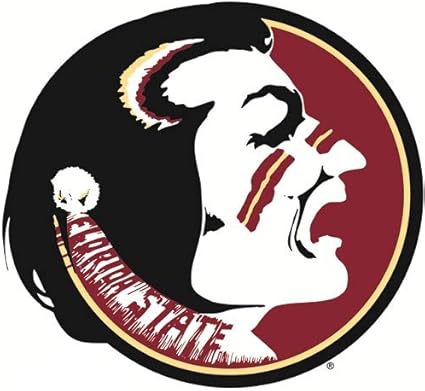 Amazon.com: WiggleWalls 3 Inch FSU Osceola Logo Decal Florida State ...
